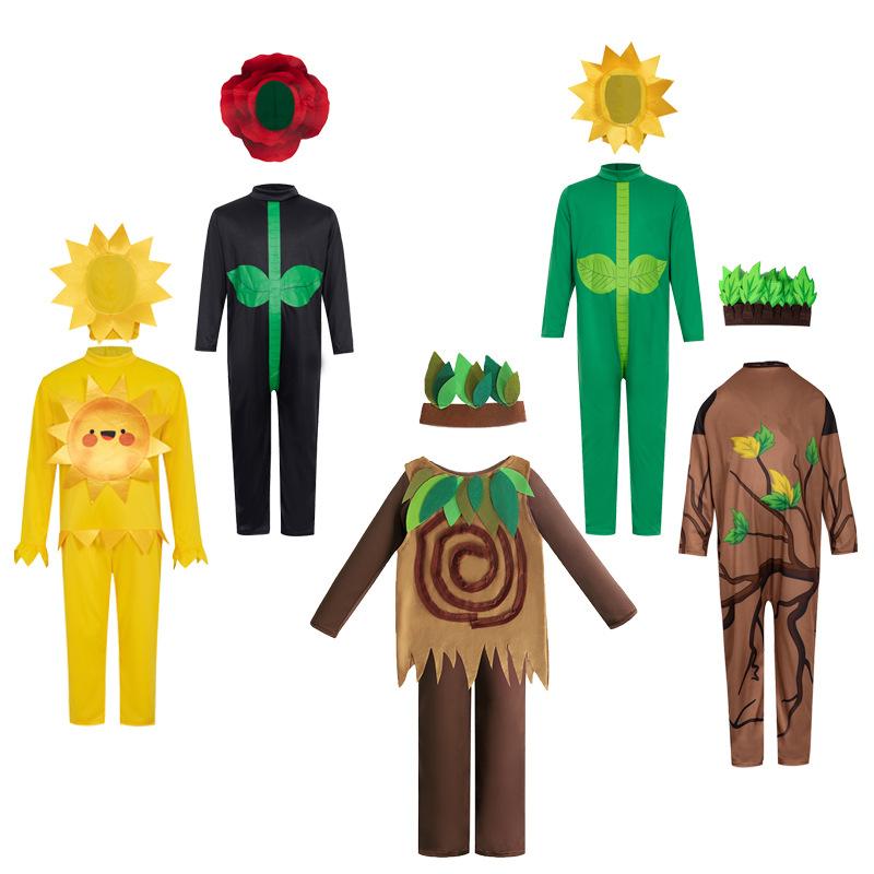 ・カテゴリ: 童表演服/舞蹈服・スタイル: 甜美・主な素材: ポリエステル100%・対象性別: 中性・要素: 親子・カラー展開: 太阳花+头套,向日葵+头套,玫瑰花+头套,大树2件套,大树三件套・サイズ展開: 100,110,120,130...