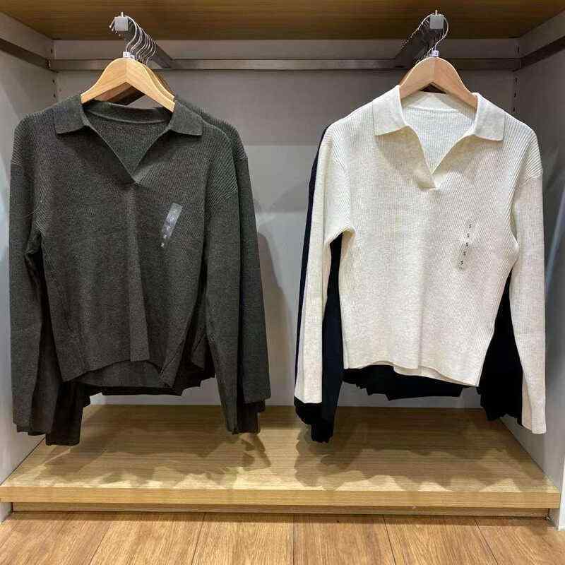 ・袖丈: 長袖・スタイル: 御姐風・主な素材: 氨纶30%以下・袖型: 通常・ネックライン: ポロ襟・柄: その他・カラー展開: ブラック、ライトベージュ、カーキ、ダークグリーン・サイズ展開: S、M、L、XL