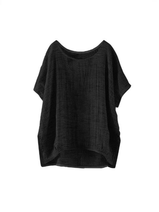・カテゴリ: Tシャツ・スタイル: 清新風・主な素材: 麻30%以下・袖丈: 短袖・袖型: 包袖・ネックライン: 圆领・衣長: 中長款・柄: 純色・カラー展開: 黒色、孔雀绿、藏青色、紫罗兰、焦糖色、玫红色、白色、浅灰色、粉红色、浅绿色、浅...