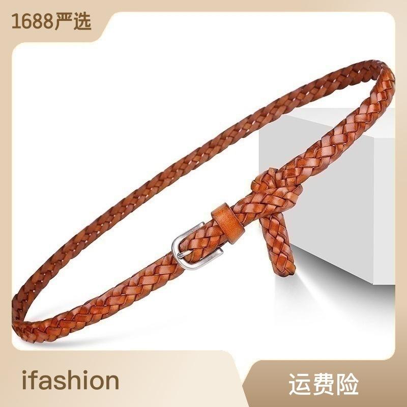 ・素材: 真皮・皮質特徴: 頭層牛皮・バックル素材: 合金・留め具: 針扣・カラー展開: ブラック、ブラウン、土色、カーキ・幅: 普通款(2-4cm)・長さ: 95-130cm・スタイル: 日韓、可愛い、甘美、学園風、クリーン&amp;フレ...