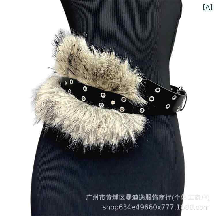 ・素材: PU皮・バックル素材: 合金・留め具: 針金留め・カラー展開: ブラウンふわふわ、ブラックふわふわ・幅: 粗款(＞4cm)・スタイル: ビジネス、百搭、エレガント、カジュアル、ファッションOL、シンプル、ヨーロピアン、ライトラグジ...
