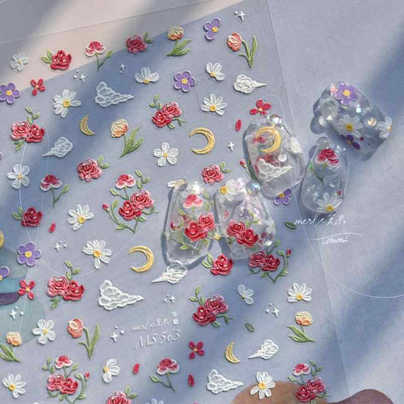 ・スタイル: 超薄無痕・柄: ローズ、花朵・重量: 約6.5g