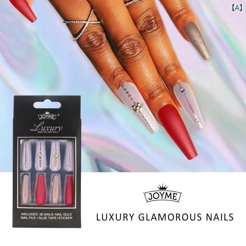 ・内容量: 33g・枚数: 30片・スタイル: 欧米・デザイン: ロング、着用式、芭レ型・柄: 卡通・対象: 女士