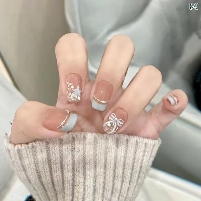 ・スタイル: 猫眼、甜美、辣妹、爆闪、ins風、純欲・款式: 短款、穿戴式、歐方型・图案: 蝴蝶結、星空、星星