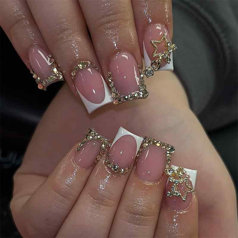 ・スタイル: 法式、辣妹、爆闪・款式: 穿戴式・图案: 星空・适用人群: 女士