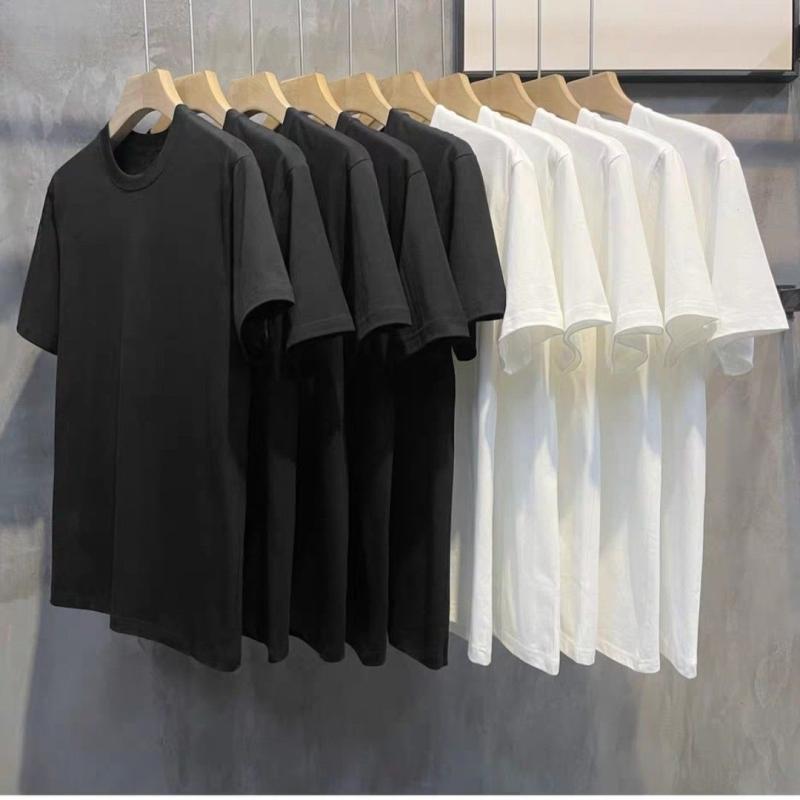 ・カテゴリ: Tシャツ・スタイル: ファッション・主な素材: 綿・柄: 無地・版型: ルーズフィット・袖丈: 短袖・スタイル: クルーネック・カラー展開: ホワイト、ブラック、ホワイト+ブラック（2点セット）・サイズ展開: M、L、XL、2...