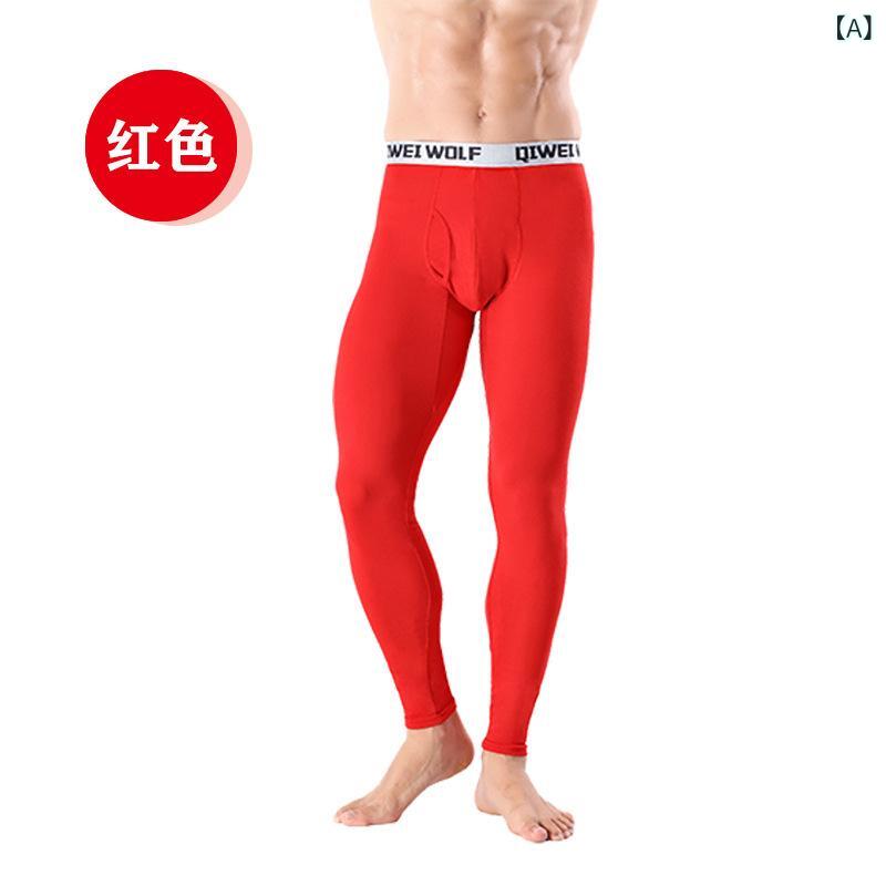 ・素材: モダール・機能: 保温・対象: 男性用・柄: 無地・色: レッド, ブラック, パープル, ダークブルー, ライトグレー, ダークグレー・サイズ: L, XL, XXL, XXXL・生地の厚さ: 普通(161-180g/平方メート...