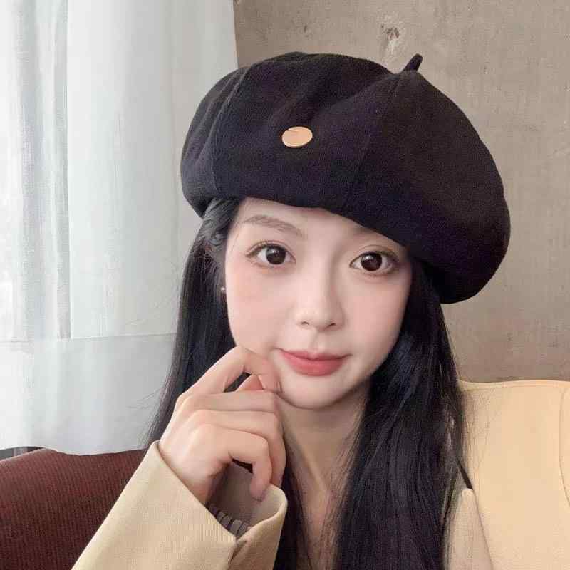 ・カテゴリ: ベレー帽・帽子の種類: 八角ベレー帽・頭囲: 56-58cm・色: ブラック、ベージュ、カーキ、コーヒー・機能: 保温、防風・素材: アクリル・スタイル: 汎用、エレガント、カジュアル、シンプル、高級感・主な素材の含有量: 8...