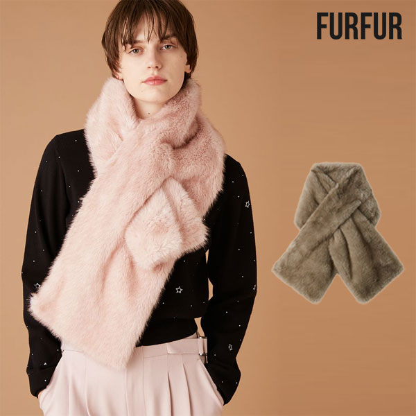 - FURFUR - エコファーティペット - 商品説明文 - 刺し毛入りのエコファーを使用し、ふんわりとした質感と リッチな見え感に仕上げたファーティペット。 顔まわりを華やかに彩るよう、あえて巾を広めに設定し、 ボリュームのあるシルエッ...