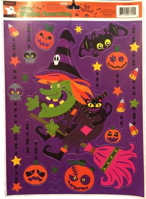 ◇ステッカーシートサイズ：縦42cm 横30cm ◇ダイカットステッカー ◇材質：紙製品（屋内用） 大小合わせて17枚のステッカーシートです☆ ハロウィンバージョンなのでとってもレア!! 本場アメリカニューヨークからの直輸入品なので日本では...