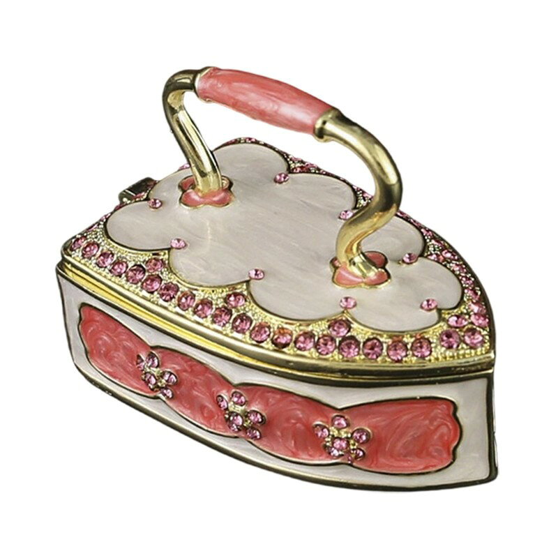 説明: 仕様: 素材: 金属とエナメル サイズチャート: 6.5cm×4cm×5cm/2.56×1.57×1.97インチ パッケージに含まれるもの: エナメル加工の小物入れ1個 注意: 手動測定とモニターの違いにより、若干の誤差が生じる場合...