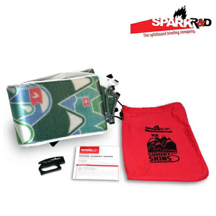 Summit Skinsは、米国で製造されたフルナイロンカスタムデザイン。軽量、滑りを改善したタフなグリップ力が特徴。接着面に配置されたストライプの粘着構造により持続性の高い粘着力を保ちつつも、ソールから剥がす時にも非常にスムース。新しいS...