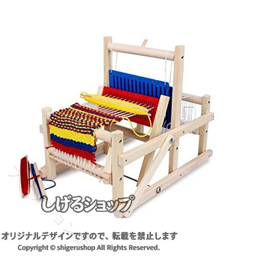 高品質の素材：私たちの編み機は、高品質の木材でできており、耐久性があり、長寿命です。金属製のネジアジャスターを使用すると、フレームを簡単に調整したり、糸を緩めからきついに変更したりできます。織りの効果は良好です。絶妙な技巧：溝は滑らかで平ら...