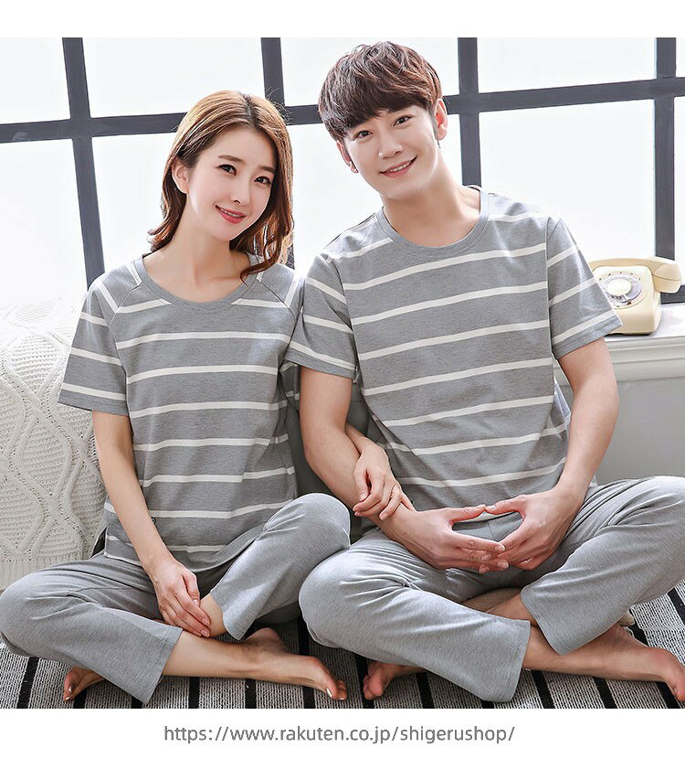 size="2" color="#333333">商品名 お揃いのカップル向けパジャマ・ルームウェア上下セット 商品説明 綿100％で通気性が良く、肌触りが気持ちいい男女ペアのパジャマセットです。 部屋着として、コンビニなどちょっとした外出...