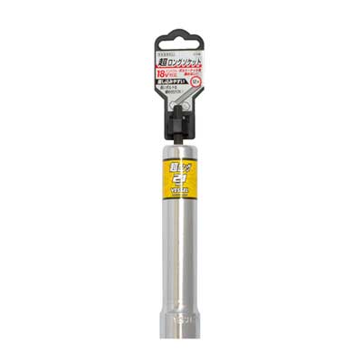 商品説明ソケットサイズ対辺21mm ソケット外径28mmソケット深さ115mm 全長160mm重量216g ダクト取り付けや吊りボルトなどの、出代が長い場合のナット締めに最適です。面接着型12角ソケット。