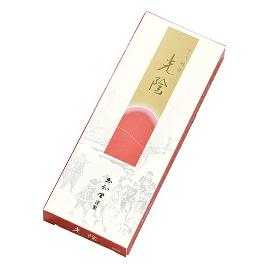 内容量：約15g　紙箱入 バラ詰 フィルム袋入 燃焼時間：約30分 長さ：約138mm 原材料：椨皮粉、インドネシア産白檀、桂皮、大茴香、かっ香、丁子、山奈、唐木香、龍脳、香料類 製造元：株式会社玉初堂 伝統とモダンが融合した香り ●伝統に...
