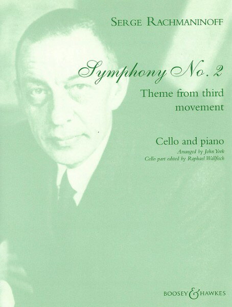 輸入　弦楽器・室内楽【詳細情報】Symphony No. 2 (Theme from 3rd mvt.) (Cello & Pian出版社Boosey&Hawkesチェロ&ピアノ・JANコード：0073999959994