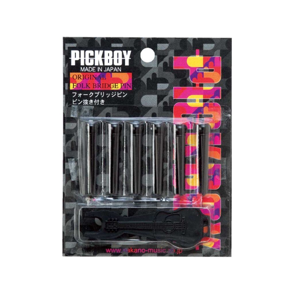 ブリッジピン【特徴】カラー:ブラック素材:プラスティックサイズ:根元のサイズ:約 5.5mmその他:ピンプライ付JANコード：4534203001138