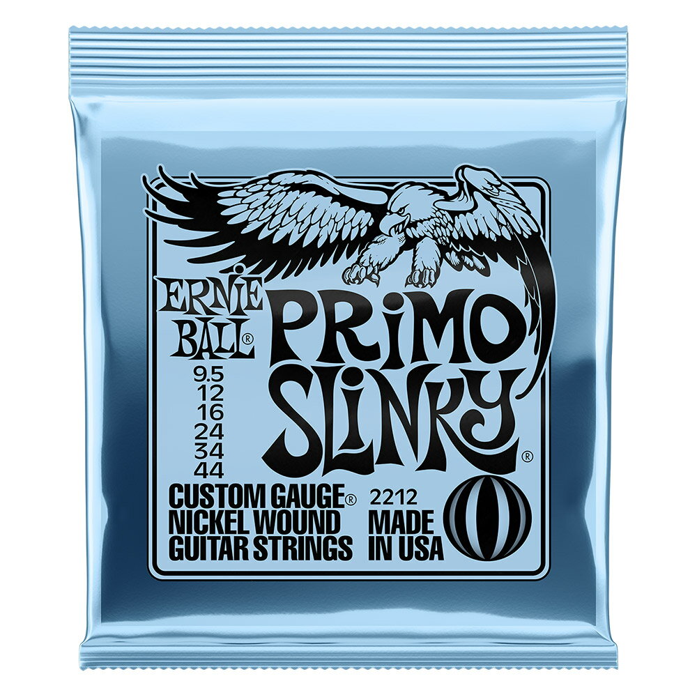 定番のERNIEBALL Slinkyシリーズ（NICKEL WOUND）がさらに充実して、盤石のラインナップに！【特徴】世界標準のギター弦と言っても過言ではない程、多くのギタリストに愛用されているスリンキー・シリーズは、スズ・メッキ・ヘッ...