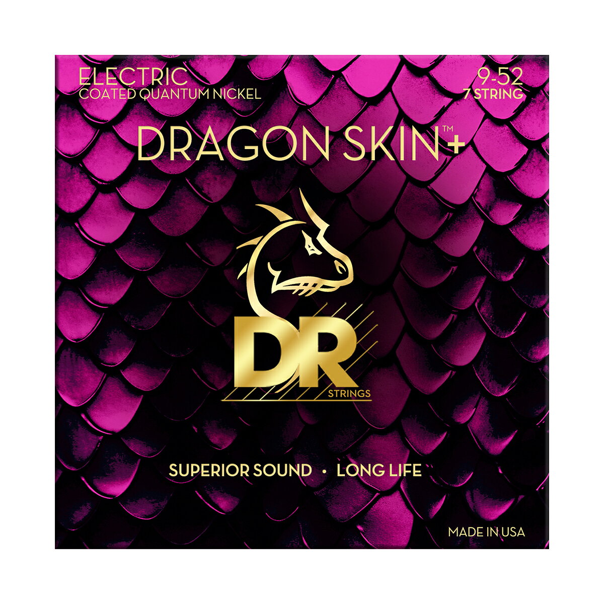 DR STRINGS Dragon Skin+弦【特徴】Dragon Skin+弦は豪快なサウンドで、弾きやすく、耐久性に優れています。 Dragon Skin+は、コアと巻き線の両方をアップグレードし、非常に音楽的でバランスのとれた、大き...