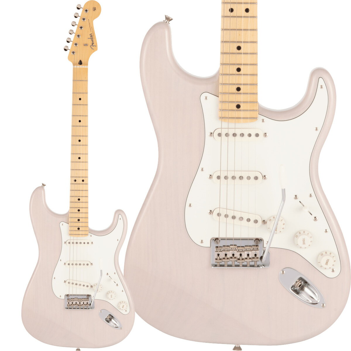 Made in Japan Hybrid II Stratocaster Maple Fingerboard US Blonde【特徴】Made in Japan Hybrid IIは、ヴィンテージなルックスはそのままに、プレイヤーや音楽の...