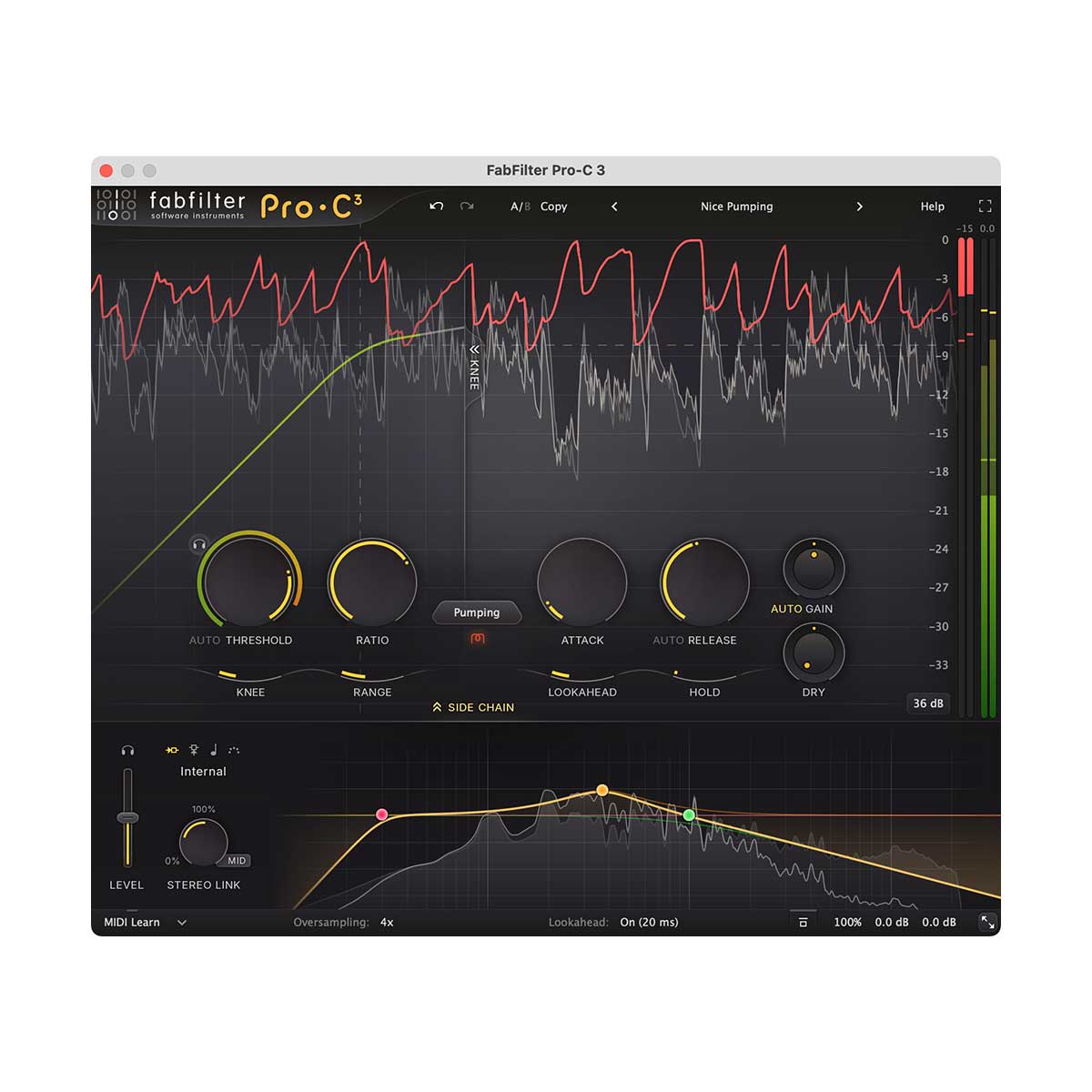 プロフェッショナルなコンプレッションを、すべての人に【特徴】FabFilter Pro-C 3は、マスタリングからミキシングまであらゆる用途に対応するハイエンド・コンプレッサー・プラグインです。14種類のコンプレッション・アルゴリズムに加え...