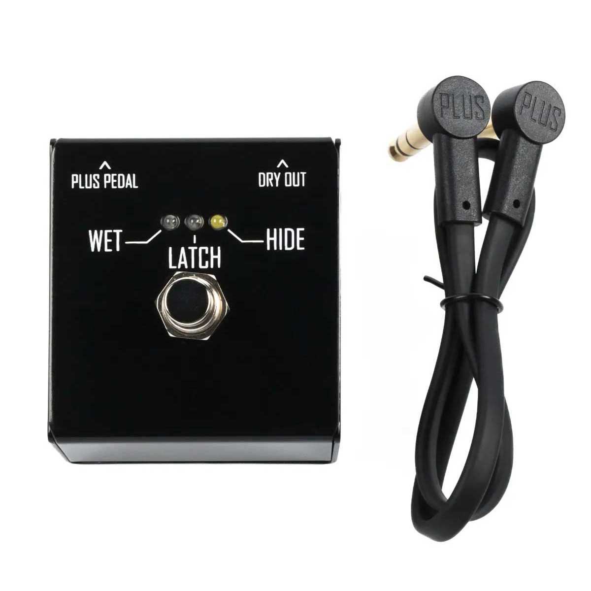 PLUS PEDAL IIを、もっと自由に足元からコントロール【特徴】PLUS PEDAL II Footswitchは、PLUS PEDAL IIの3つのオペレーティング・モード「WET」「LATCH」「HIDE」を足元で瞬時に切り替える...