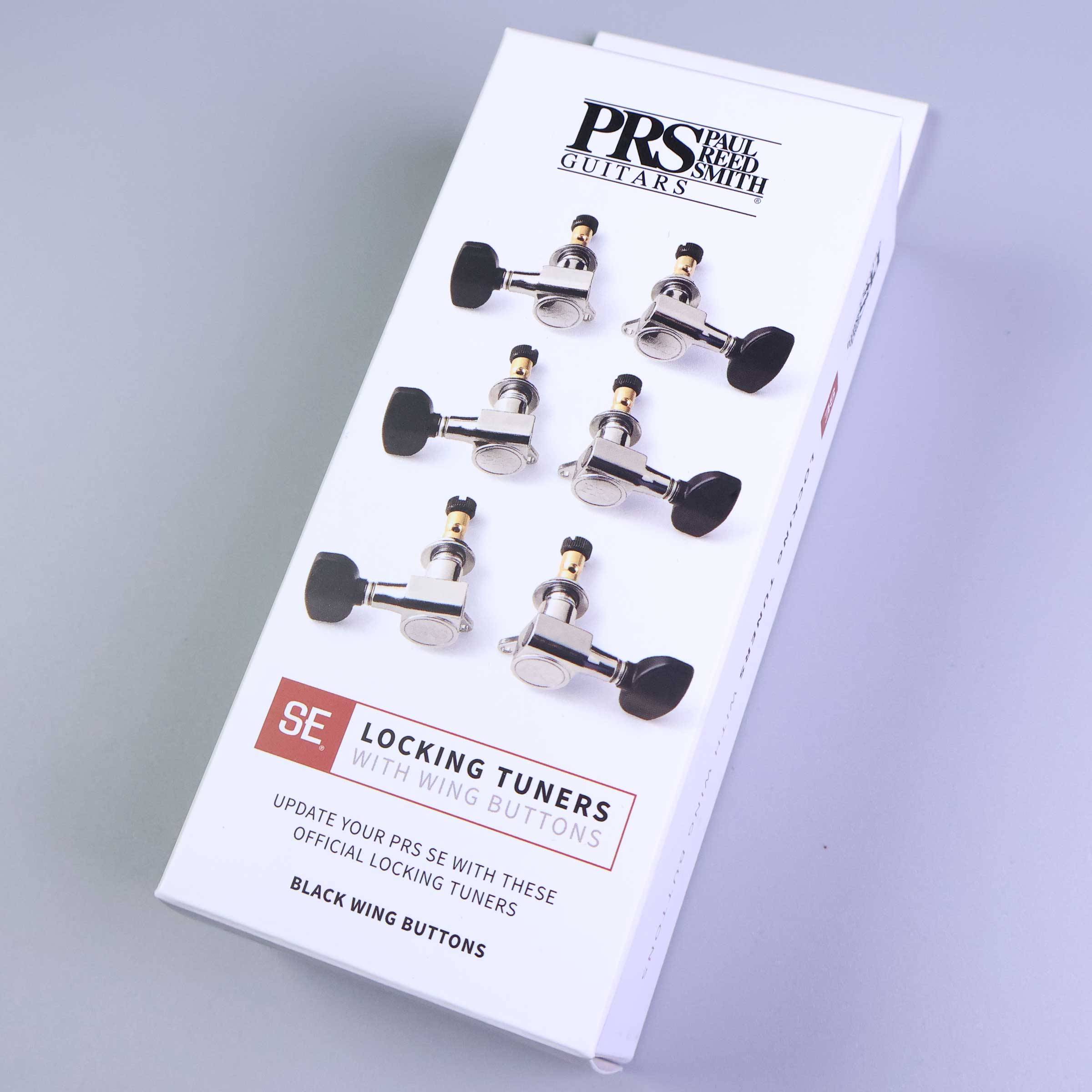 PRS SEシリーズに対応したウイングペグボタンのロッキングチューナーの6個セット。【特徴】PRS SEシリーズCustom24・Custom24-08・Standard24・CE24・NF3・Studio・Hollowbody・Speci...