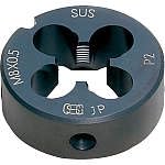 丸ダイスステンレス用ねじ切り丸ダイス材質HSS×外径25mm×厚さ9mm×ねじM8×1.25