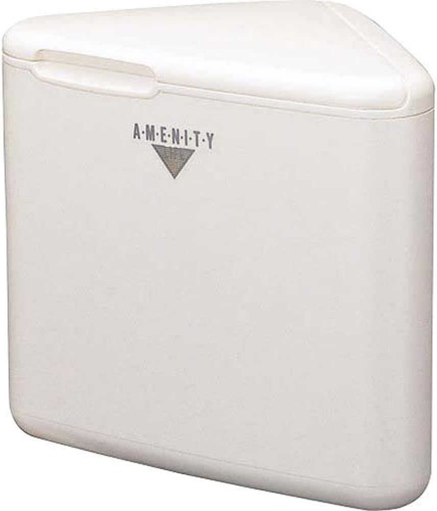 シンプルな樹脂製汚物入れ。容量約3.2?塩ビ不使用