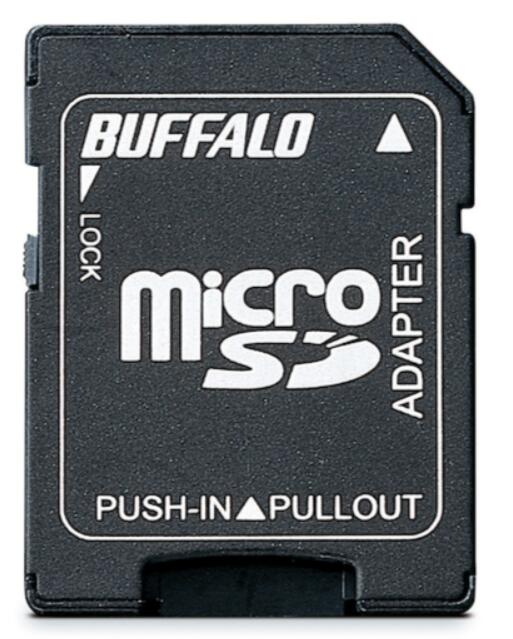 商品情報[特長]挿すだけでmicroSDカードをSDカードとして使用できるライトプロテクトタグ標準搭載RoHS基準値準拠[質量・質量単位]2g