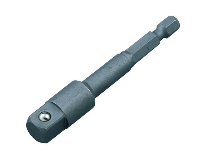 商品情報特長コードレスインパクトドライバ（JTAE115）で9.5sq.インパクトレンチ用ソケットを使うための、六角軸対辺1/4（6.35mm）→差込角9.5sq.の変換アダプタです。商品スペック仕様・規格 電動インパクトドライバ用アダプタ...