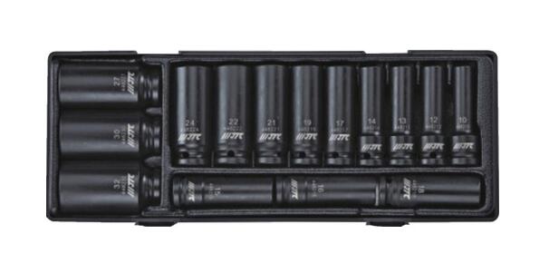 商品情報特長ケース入りで持ち運びにも便利です。商品スペック仕様・規格 6ポイント　全長：82mm差込角(mm)：12.7セット内容(点)：12セット内容(mm)：10・12・13・14・17・19・21・22・24・27・30・32材質 ク...