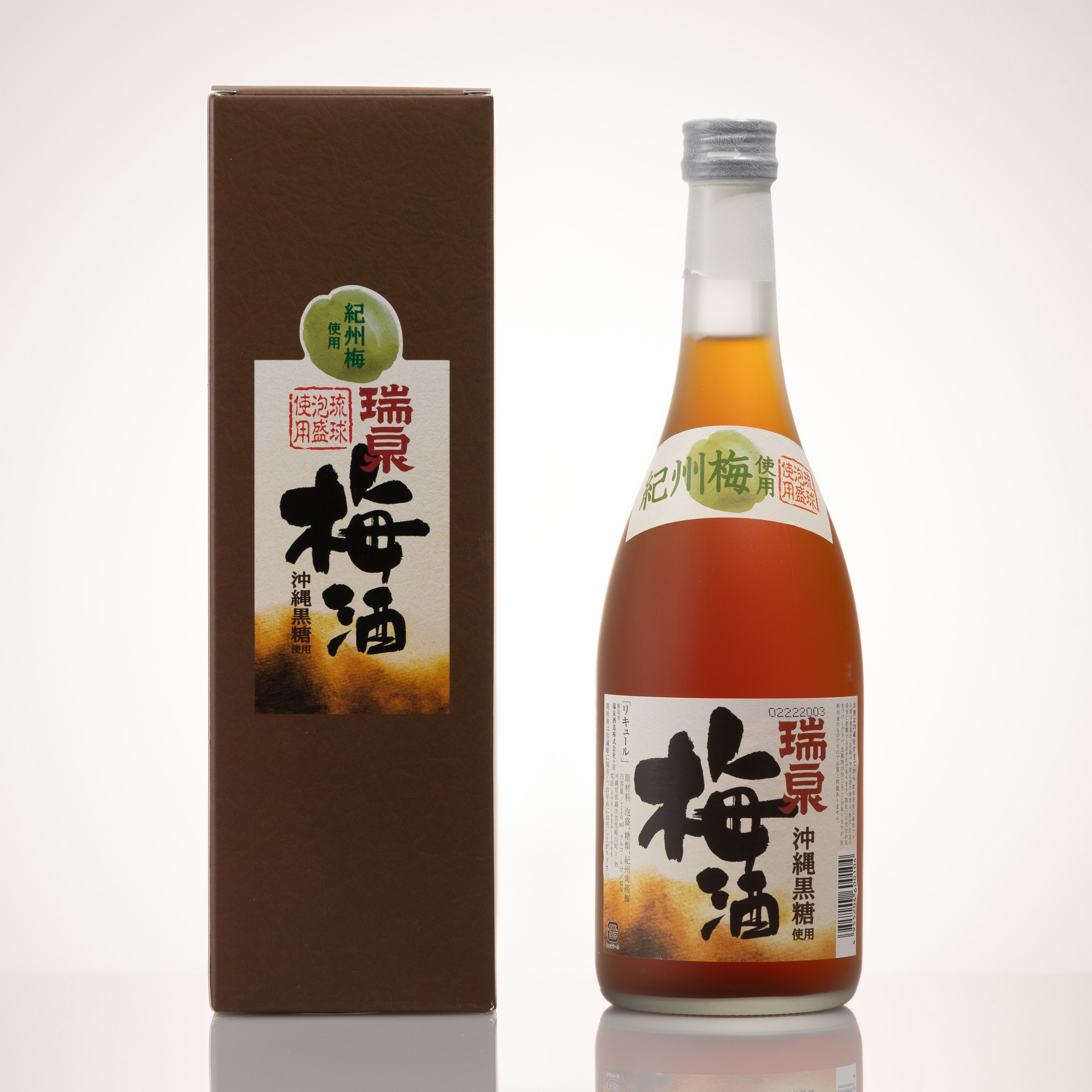 瑞泉梅酒 12度は品のある味わいがたまらない泡盛梅酒。ミネラルとビタミン豊富な沖縄の黒糖と和歌山の紀州南高梅を用いることで奥行きのある味わいを実現しています。 アルコール度数と低く、泡盛に慣れていない方やこれから泡盛を飲み始める方にもおすす...