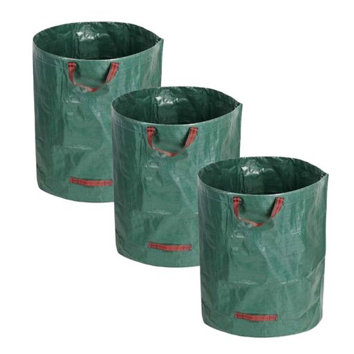 基本情報:ガーデンバッグのセット-最大容量(各袋)の400L-高さ80cm直径80cm安定性を高め、袋を開いた状態に保つための柔軟なフープを含めることで、塗りつぶしやすく、空きやすい。素材:ポリプロピレン色:緑 ようりょう:3枚入りなガーデ...