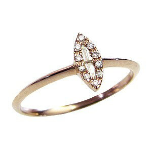 リーフリング ダイヤモンドリング ピンキーリング ピンクゴールドk18 指輪 k18 ダイヤモンド 送料無料: ラウンドダイヤモンドと希少価値の高いバケット(角)ダイヤモンドでリーフをモチーフにしたダイヤモンドリングです。 繊細な魅力のダイ...