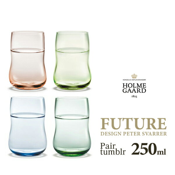 HOLMEGAARD ホルムガード FUTURE ペアタンブラー 250ml ガラス工芸家であり工業デザイナーでもあるピーター・スヴェアが 「未来のガラス」をコンセプトに作ったグラスシリーズ。 現在のトレンドと合致するフォルムは、手に馴染む...