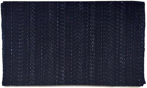 商品紹介 サイズ 約縦100cm×横38.5cm 店長の一言 夜空の様に楽しい色彩の上質の絣布。しっかりとしているのに、サラッとした風合いです。久留米絣　1mカット売り布シボ仕上げ　ランダム線の混色織 お手軽に使っていただこうと1mでカット...