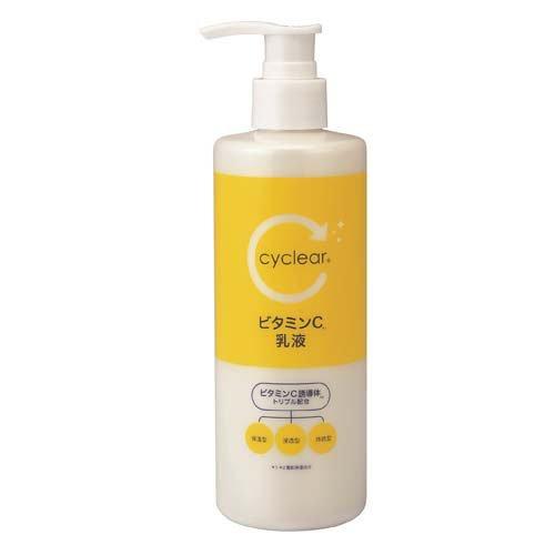 【 cyclear サイクリア ビタミンC 乳液の商品詳細】 ビタミンCできれいサイクルへ ●ビタミンCと3種のビタミンC誘導体（保湿型、浸透型、持続型）配合。角質層まで浸透し、お肌の潤いを守ります。 ●お肌にすっとなじみやすく、しっとりす...