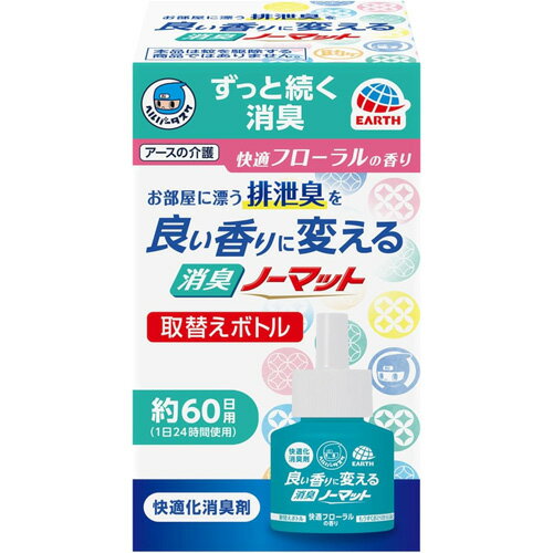 排泄臭を香りの成分として利用し、快適な香りを作り出して消臭する、ごまかさない快適化消臭剤です。 ●スイッチを入れるだけで4.5〜12畳の部屋中に成分が拡散し、隅々まで広がります。 ●排泄臭の発生源が分かりにくい、介護をする部屋にぴったりです...