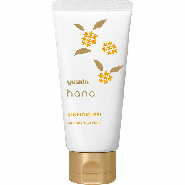 【ユースキンハナ50g キンモクセイの商品詳細】 ● コクのある濃厚クリーム ● 手あれを防ぐ高保湿処方 ● ほんのり上品なキンモクセイの香り。（微香性） ● 4つのフリー「アルコールフリー」「パラベンフリー」「動物由来成分フリー」「鉱物油...
