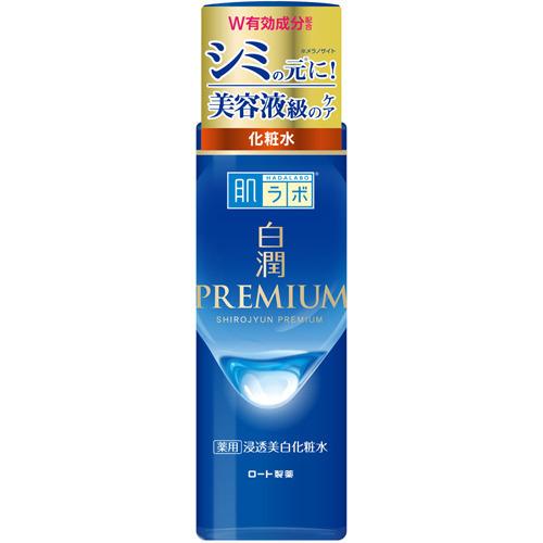【肌ラボ 白潤プレミアム 薬用 浸透美白化粧水の商品詳細】 ●うるおいと白さへのこだわり「白潤(シロジュン)」シリーズ ●美白+抗炎症有効成分と、ナノ化ヒアルロン酸(うるおい成分)配合 ●紫外線ダメージを受けた肌に、角層まで浸透する美容液の...