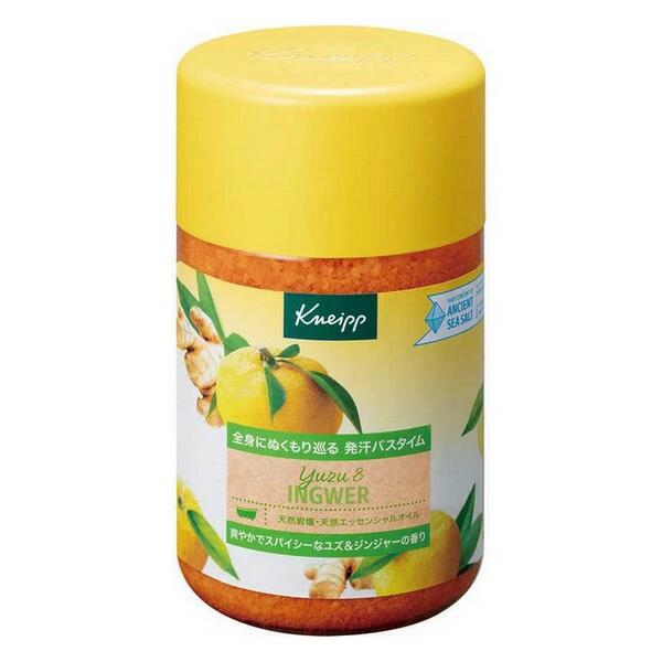 【クナイプ バスソルト ユズ＆ジンジャーの香りの商品詳細】 ●ユズ*1＆ジンジャー*2の香りで ぬくもり巡る発汗バスタイム。 ●天然岩塩にユズとジンジャーの天然植物成分を配合したバスソルトです。 ●爽やかでスパイシーなユズ＆ジンジャーの芳香...