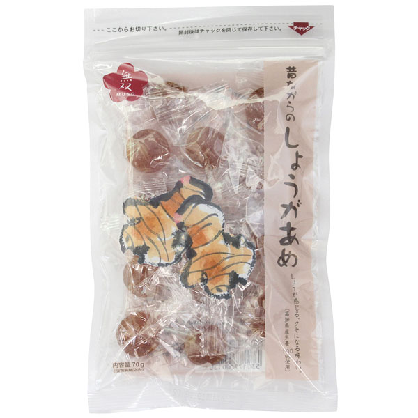 麦芽水飴と生姜粉末で作った、ピリッとしたなつかしい飴です。砂糖不使用。国産さつまいもから作った麦芽水飴の控えめな甘みと、高知県産生姜のピリッとした風味がよく合います。のど飴としてはもちろん、おやつにもどうぞ。商品詳細商品番号ms33166原...