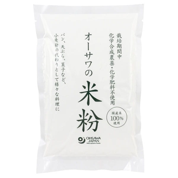 農薬・化学肥料不使用で育てられた国産米粉農薬・化学肥料不使用で育てられた高品質な国産米を100％使用した、こだわりの米粉です。というきめの細かい微粉末タイプに仕上げることで、お料理からお菓子作りまで幅広くお使いいただけます。グルテンを含まな...