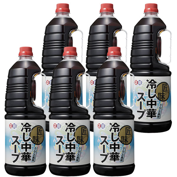 ◎使用方法 本品1：水1 「匠味冷し中華スープ」はスタンダードな味にこだわり、しっかりとしたコクがありながらも、清涼感のある自然で後を引くなつかしい味わいが特徴の冷し中華スープです。濃厚な旨味を持った超特撰醤油をベースに、りんご酢とりんご果...