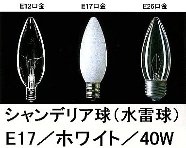 ■シャンデリア球 ■110Vのみです。 【メーカー】専業メーカー