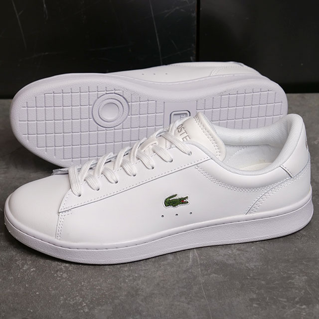 [ ブランド ] ラコステ　LACOSTE [ ジャンル ] スニーカー [ 素　 材 ] アッパー：LEATHER／SYNTHETIC ラコステのDNAを引き継ぐ美シューズ「CARNABY」 伝説のテニスプレーヤー、ルネ・ラコステによる考...