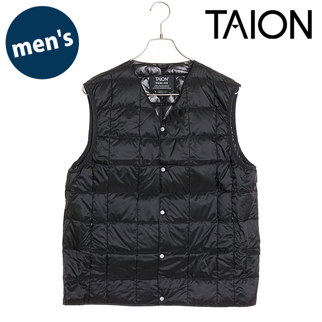 [ ブランド ] タイオン　TAION [ ジャンル ] ダウンベスト／インナーダウン [ 素　 材 ] 表地：ナイロン100％ 裏地：ポリエステル100％ ダウン95％／フェザー5％ [ サイズ ] 着丈×身幅×肩幅（cm） Sサイズ：6...