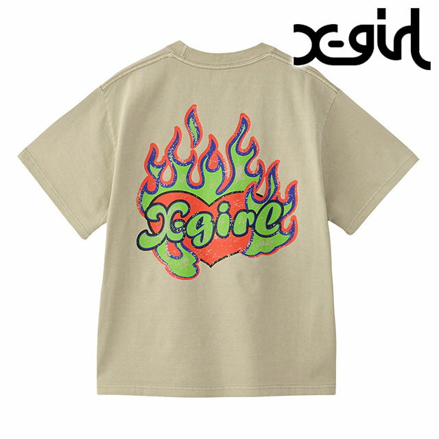 [ ブランド ] エックスガール　X-girl [ ジャンル ] Tシャツ／半袖 [ 素　 材 ] 綿100％ [ サイズ ] 着丈×身幅×肩幅×袖丈（cm） Sサイズ：54×46×40×17 Mサイズ：57×49×42×18 Lサイズ：6...